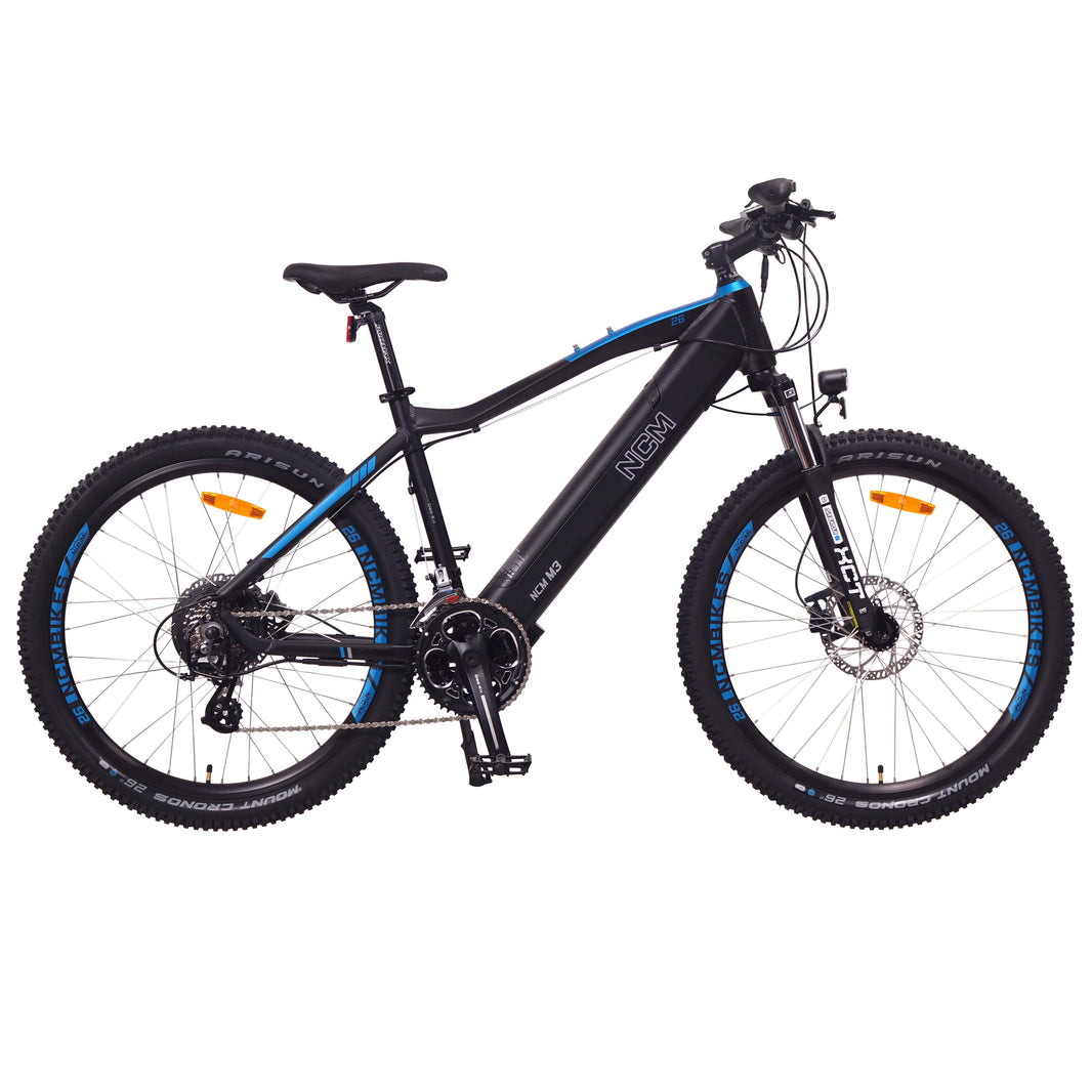 NCM M3 Electric Mountain Bike - Hydraulic Disc Brake, Up to 110km Long Range Battery