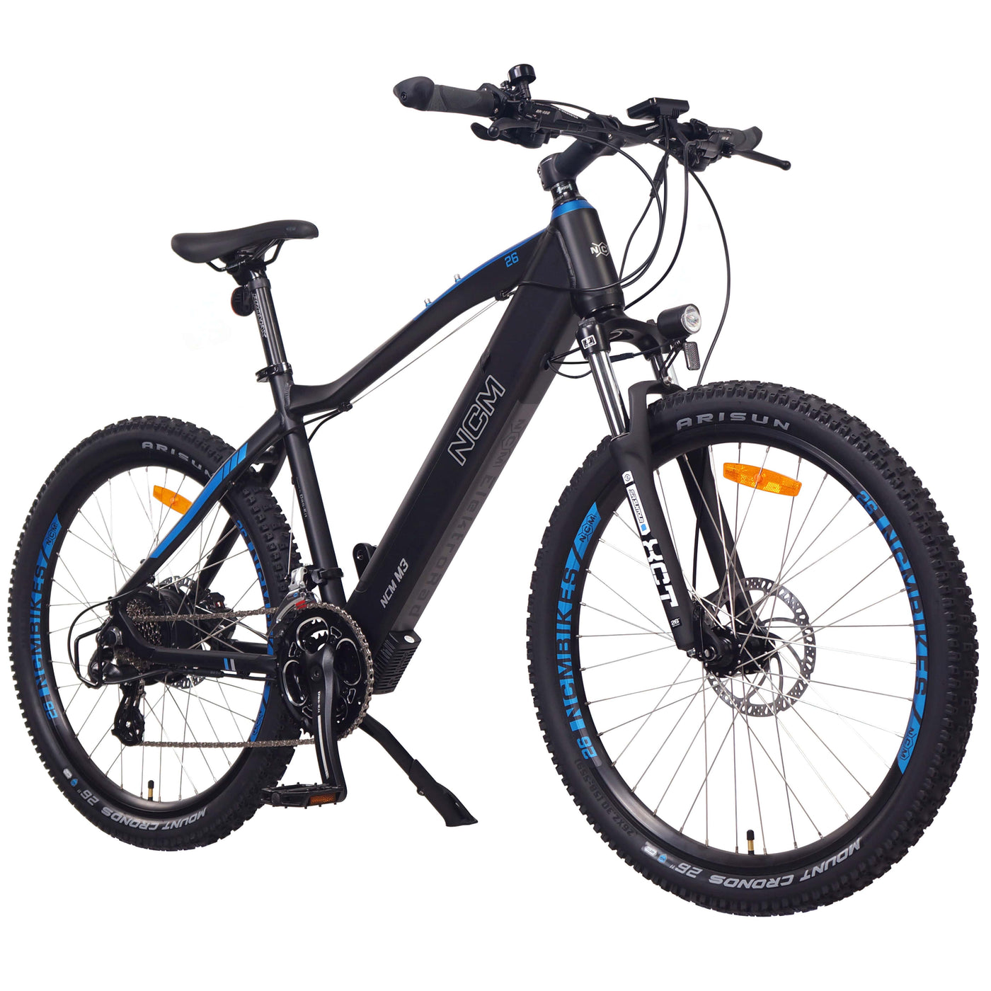 NCM M3 Electric Mountain Bike - Hydraulic Disc Brake, Up to 110km Long Range Battery