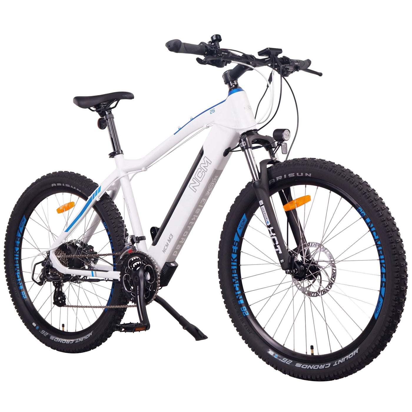 NCM M3 Electric Mountain Bike - Hydraulic Disc Brake, Up to 110km Long Range Battery