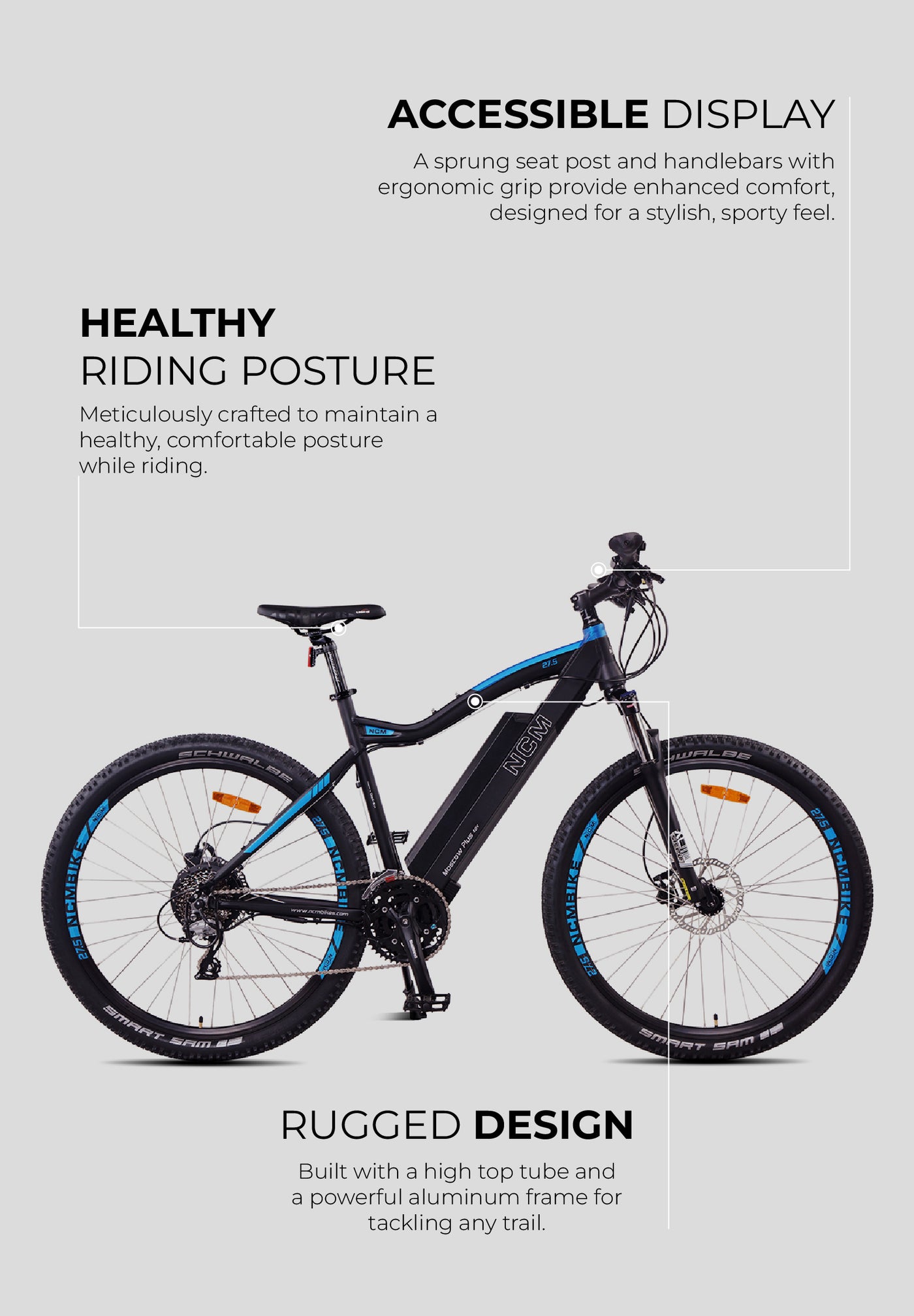 NCM Moscow Plus - Powerful Electric Mountain Bike