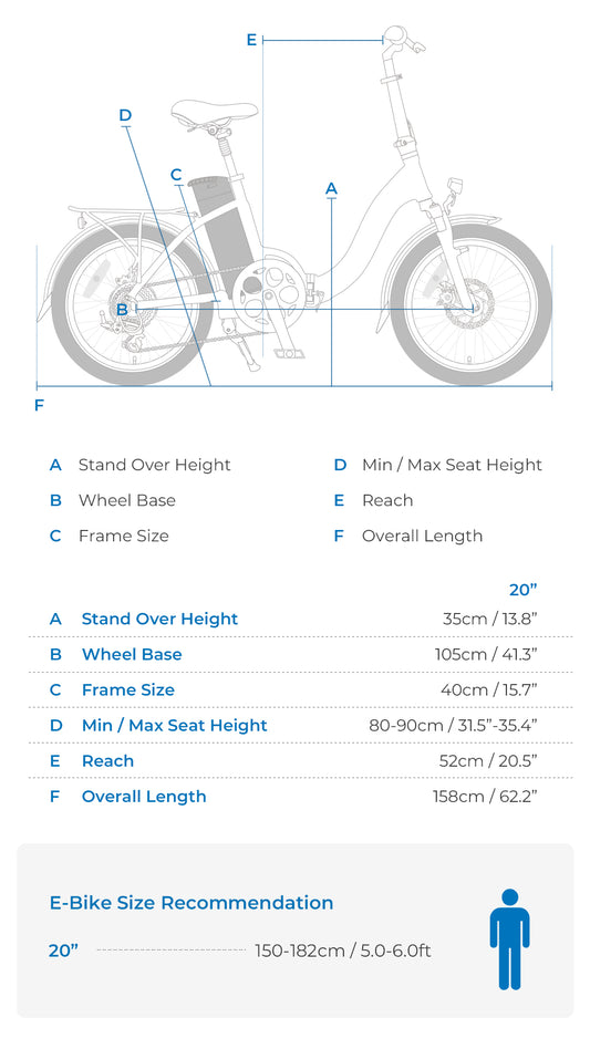 NCM Paris Max N8R - Folding E-Bike with Mid Drive Motor