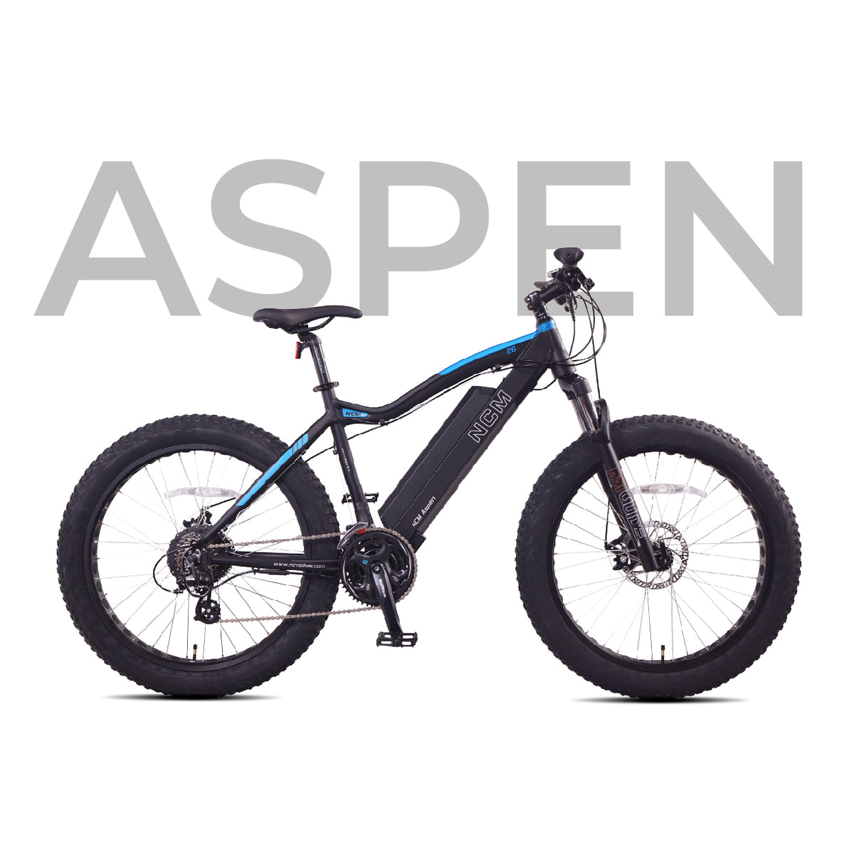 NCM Aspen - Fat Tyre Electric Mountain Bike