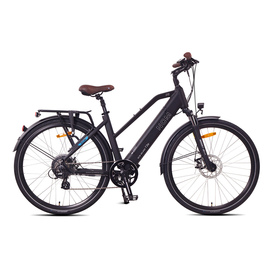 NCM Milano T3s Step Thru Trekking E-Bike | Up to 110km Battery Range